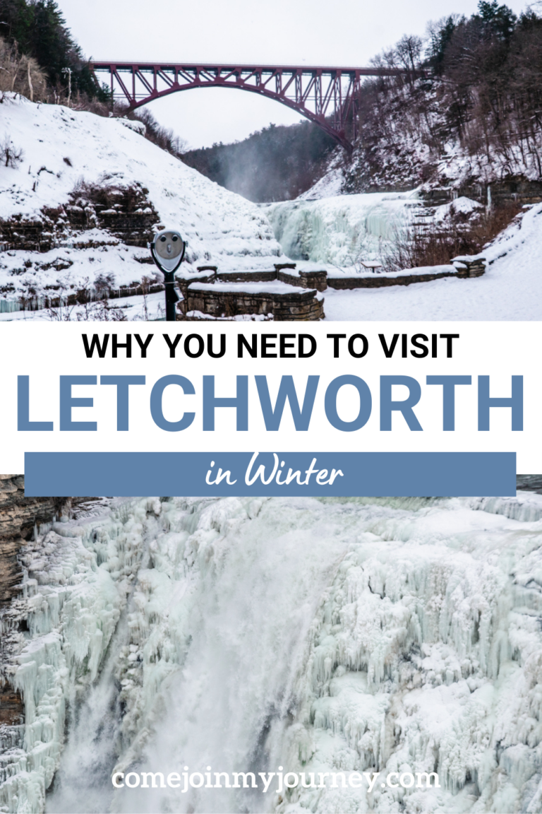 Letchworth State Park in Winter: Frozen Waterfalls & Rare Ice Volcano ...
